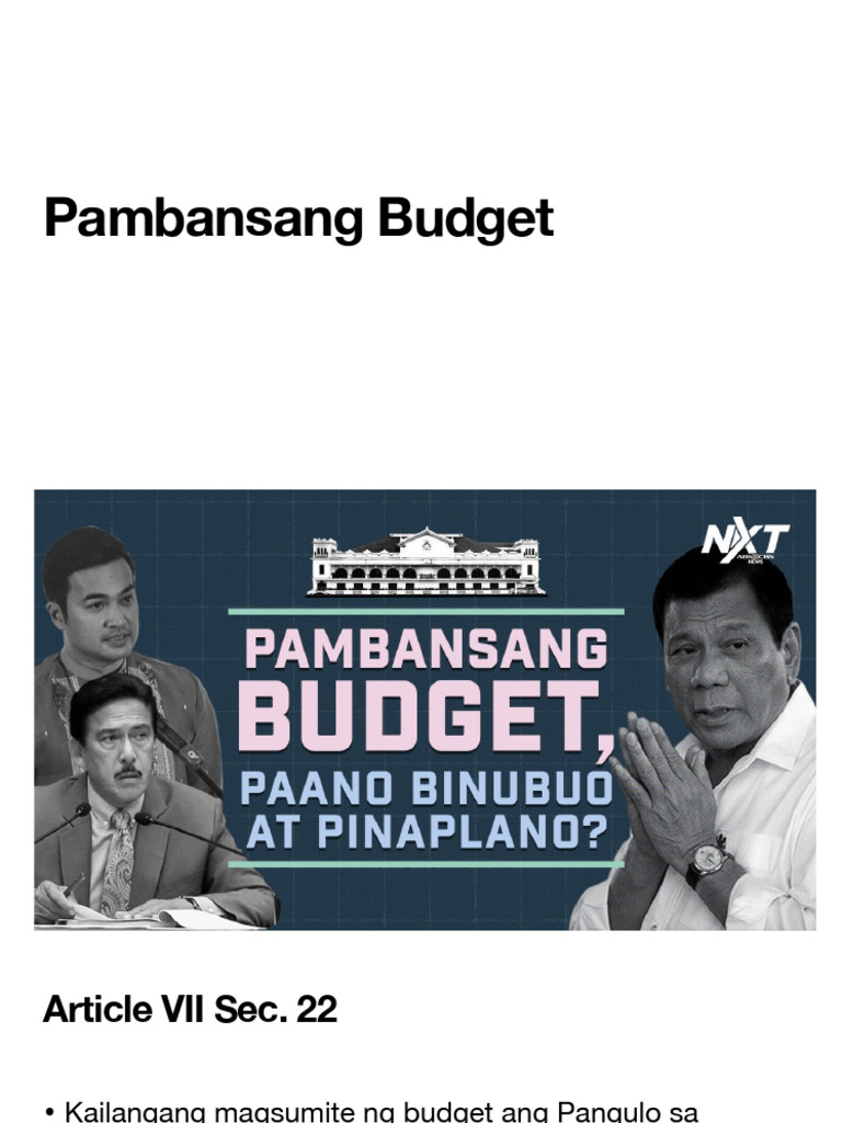 Pambansang Budget | PDF