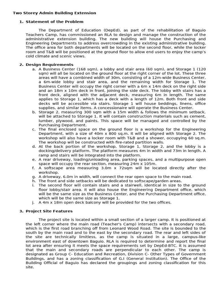 Problem 3 - Two Storey Admin BLDG Extension | PDF | Tile | Stairs