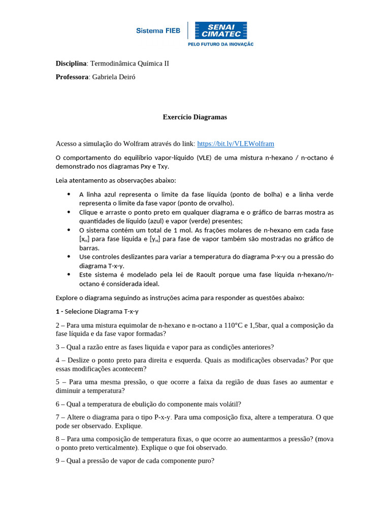 Diagrama de Equilibrio - Wolfram | PDF