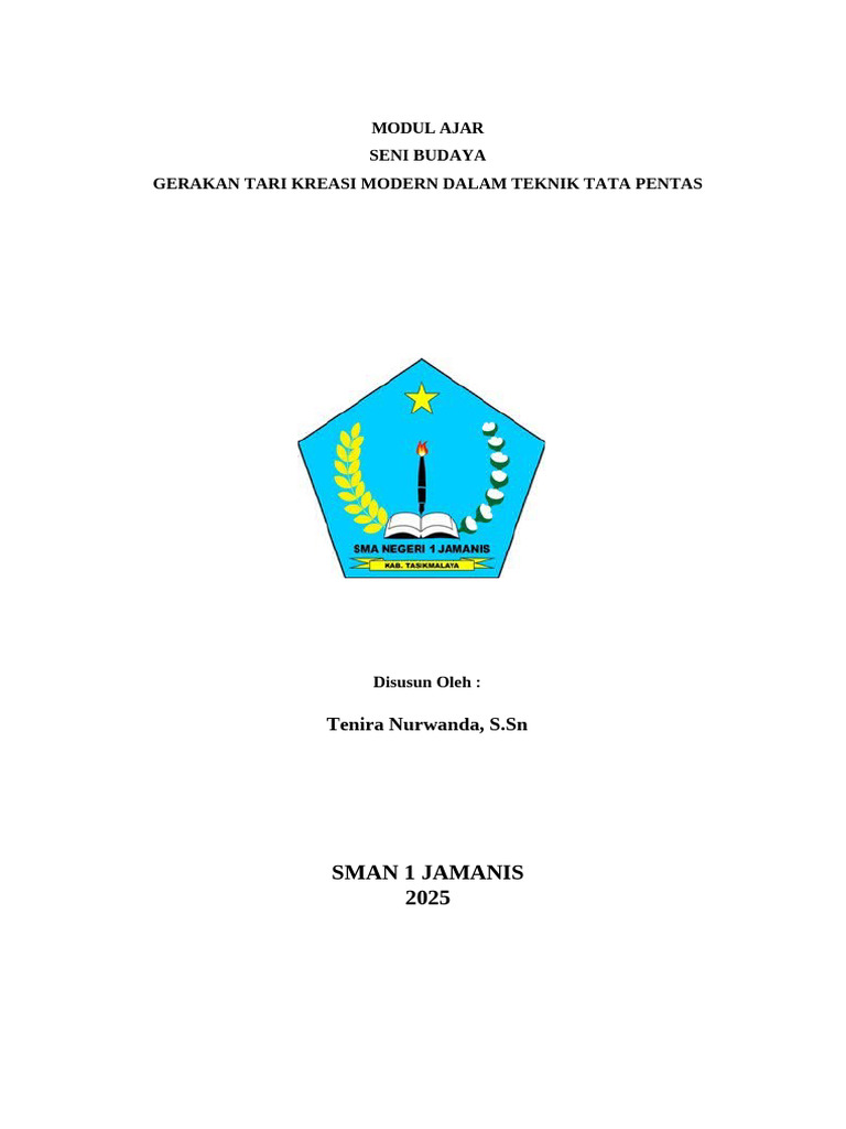 Gerakan Tari Modern dan Tata Pentas | PDF