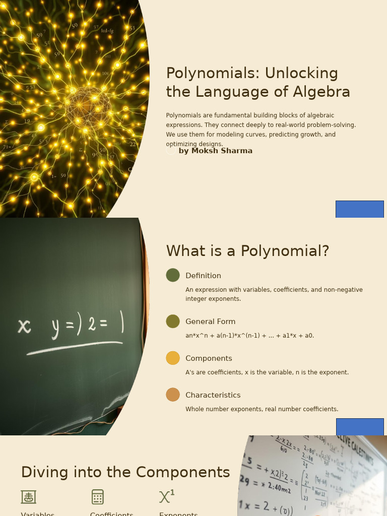 Polynomials Unlocking The Language of Algebra | PDF | Polynomial | Variable (Mathematics)