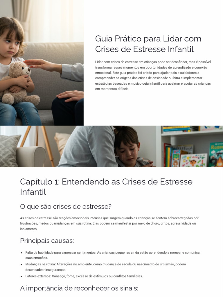 Ob2 Guia Pratico para Lidar Com Crises de Estresse Infantil | PDF ...