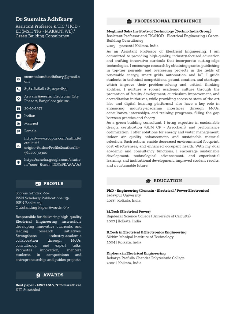 Dr Susmita Adhikary | PDF | Green Building