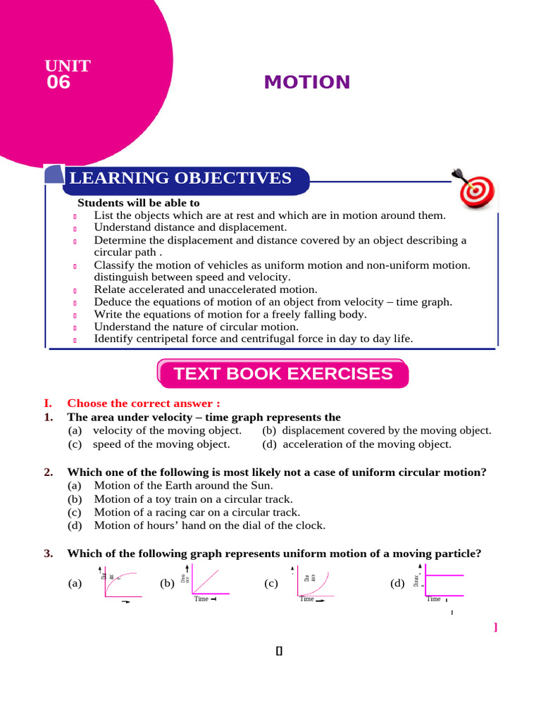 9th Science Guide Unit 2 - EM | PDF | Acceleration | Velocity