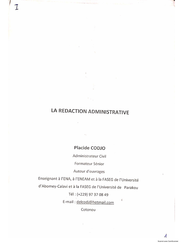 Rédaction Administrative | PDF