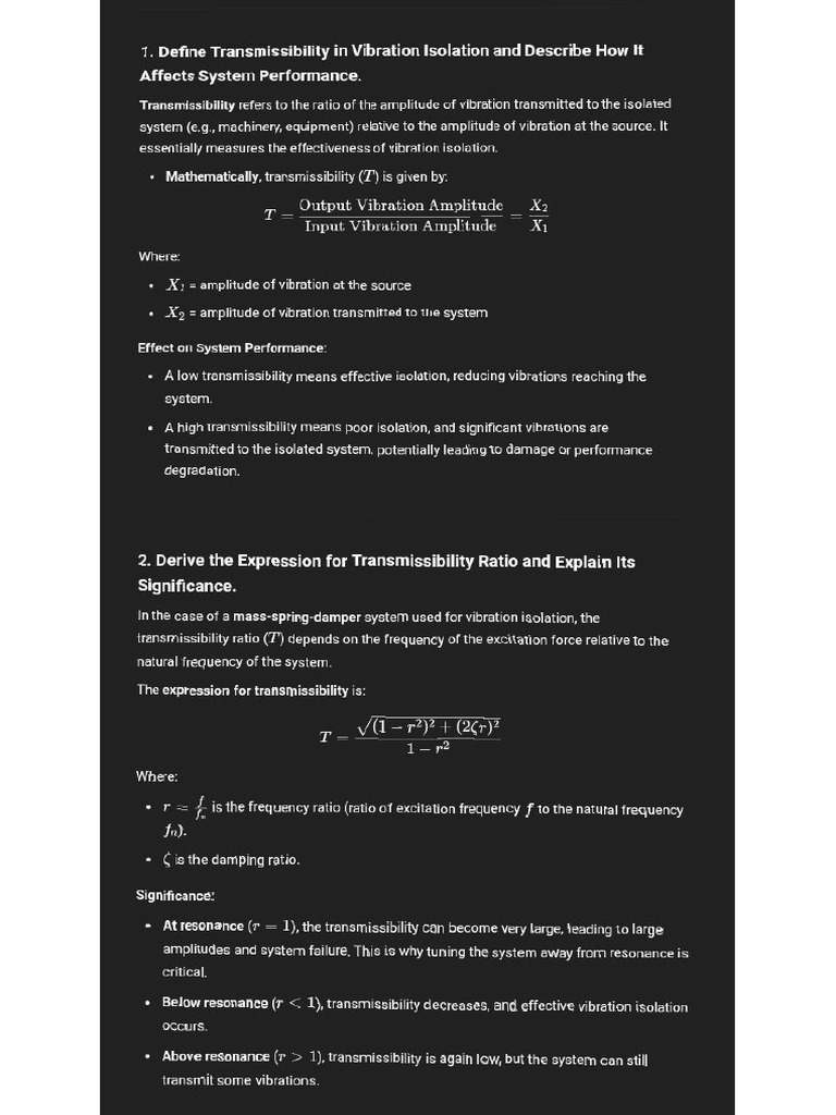 Vibration Complete Theory | PDF
