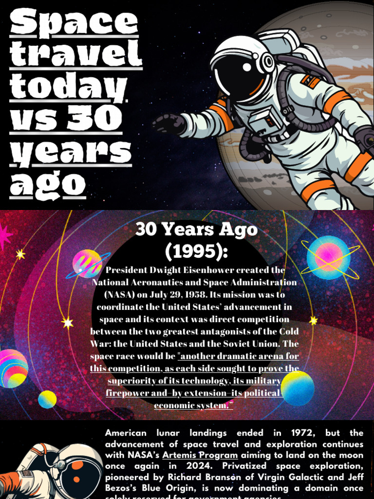 Space Travel Today Vs 30 Years Ago PDF | PDF | Nasa | Apollo 11