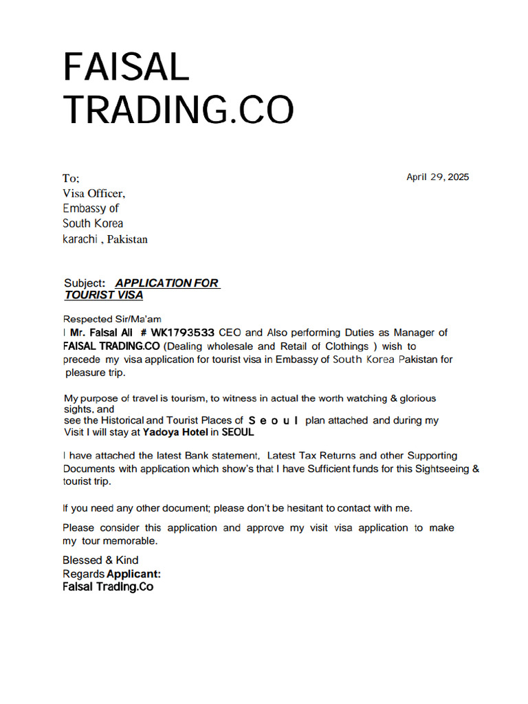 Faisal Trading - Co | PDF