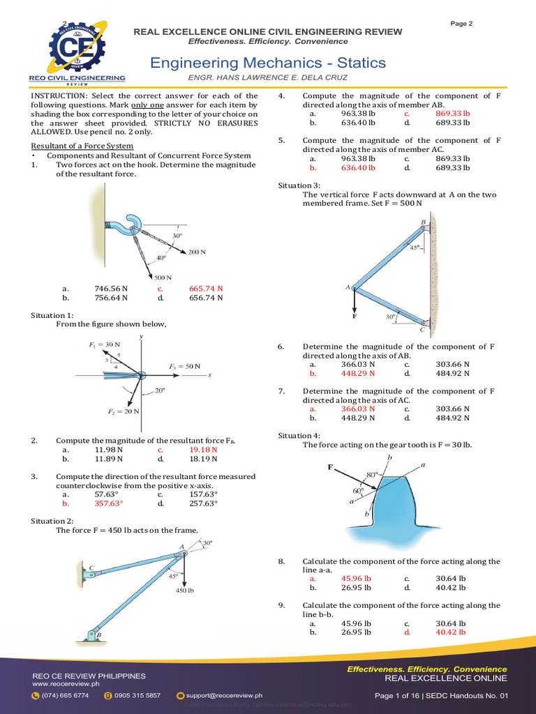 Module 1 - Problem 1 19 | PDF | Force | Classical Mechanics