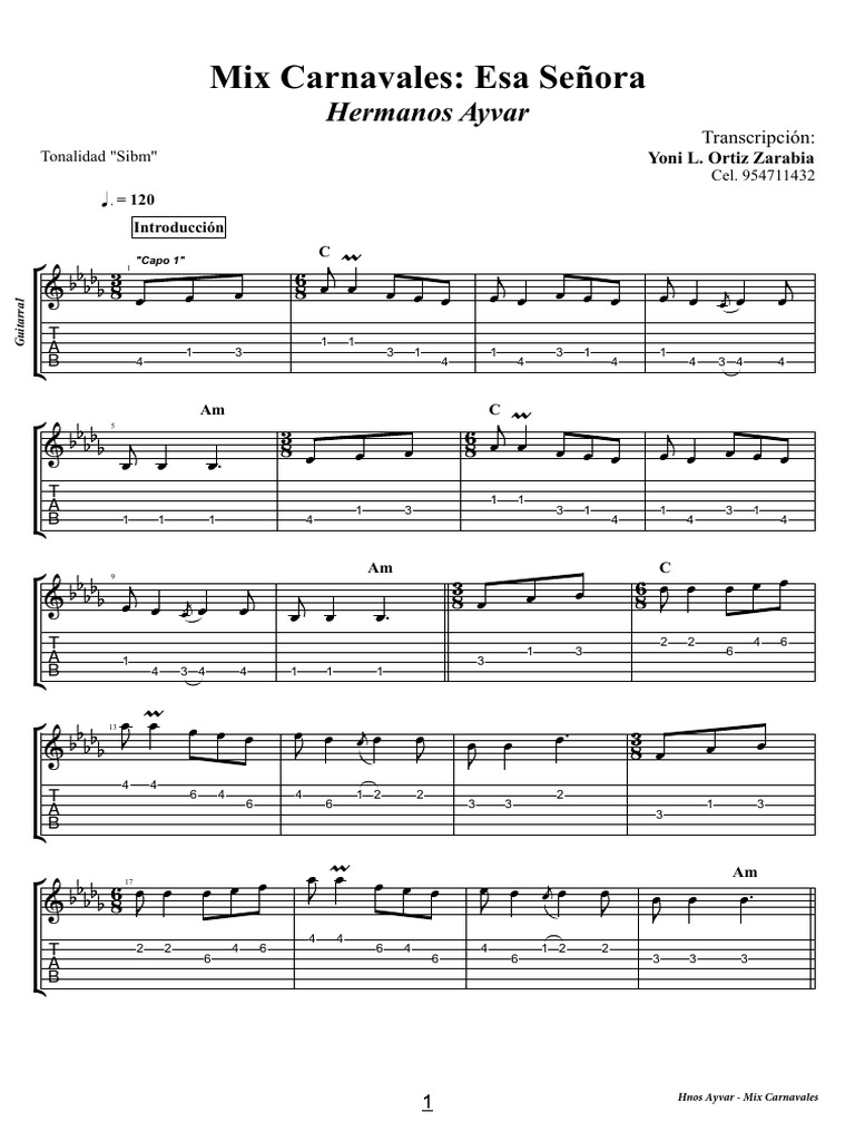 Hermanos Ayvar - Mix Carnavales Esa Señora | PDF