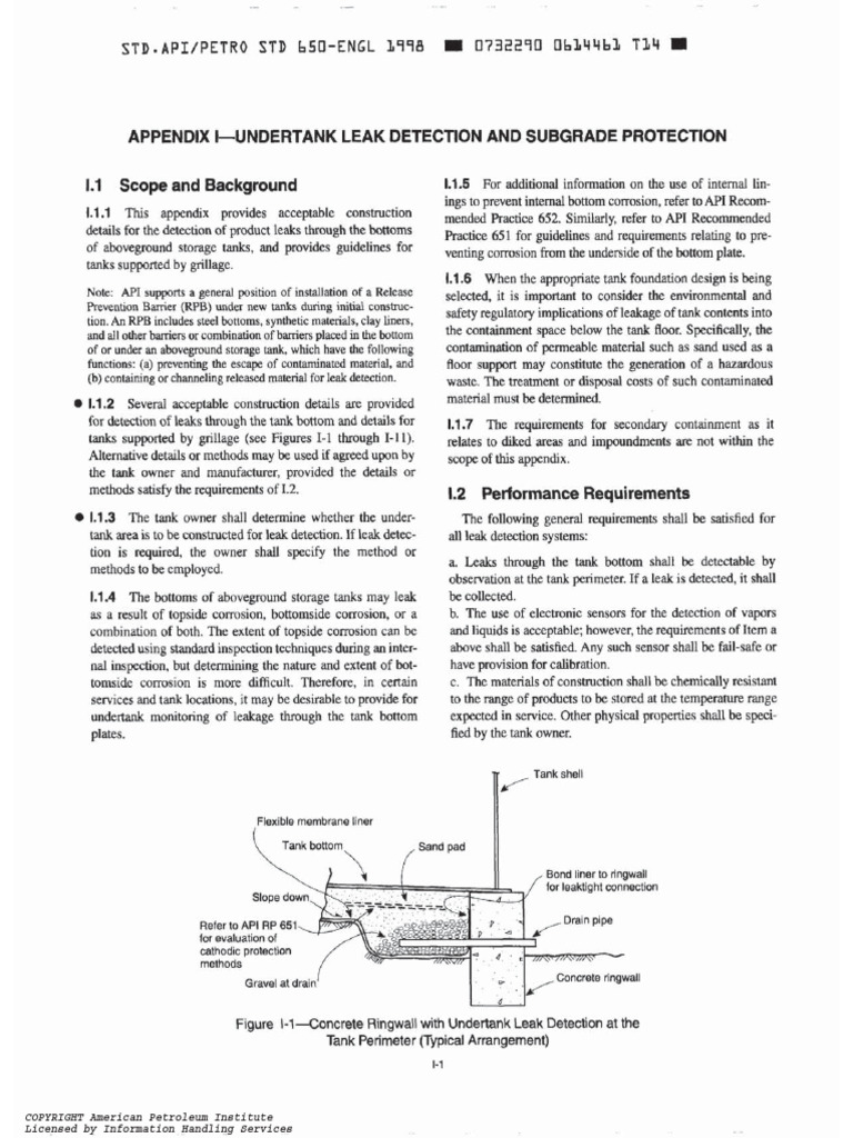 API STD 650 (2001) - 2 | PDF