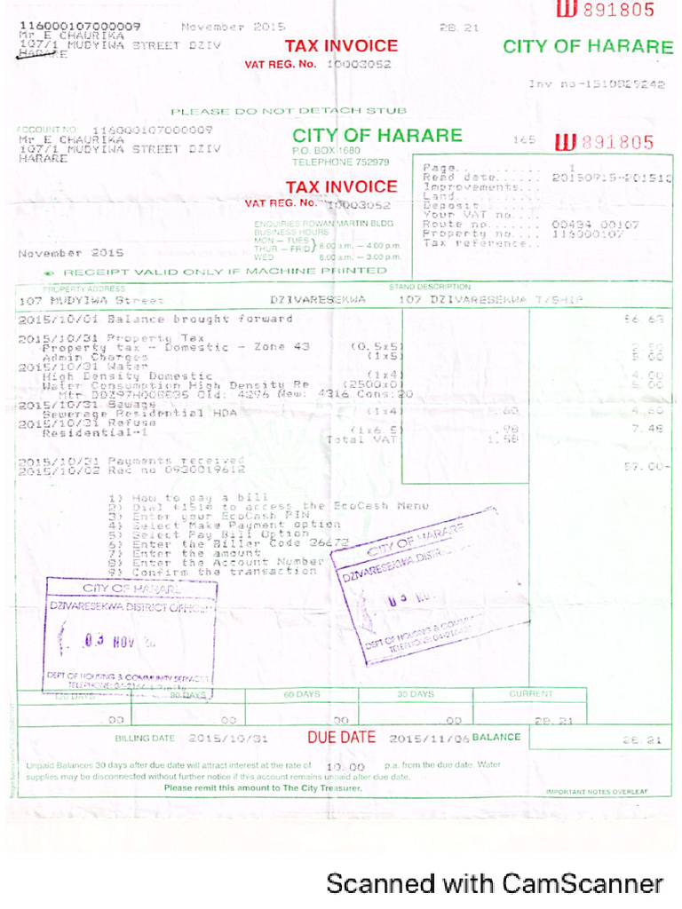Proof of Residence | PDF