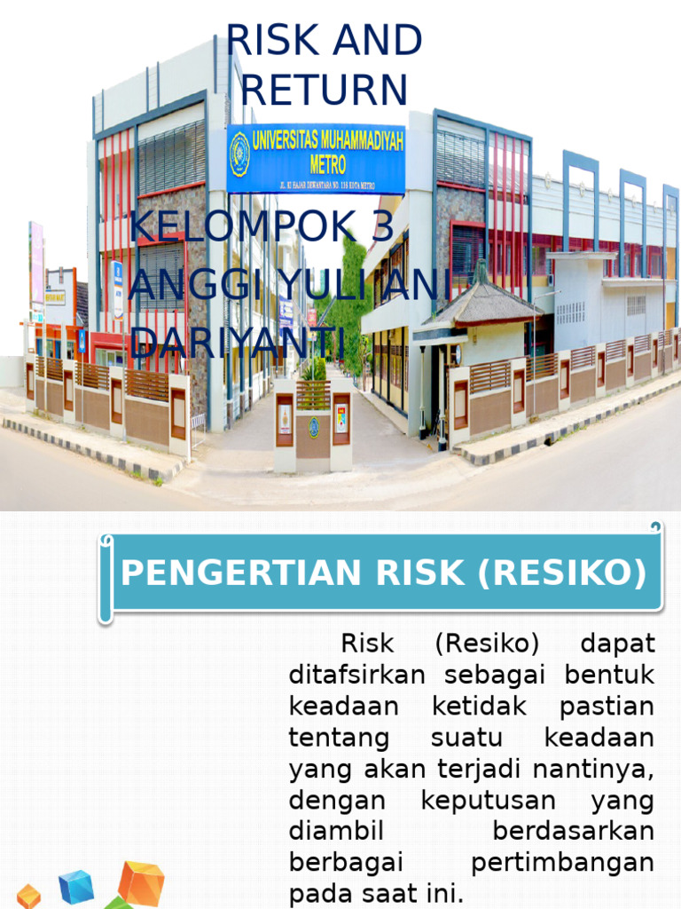 ppt manajemen resiko kelompok 7 | PDF