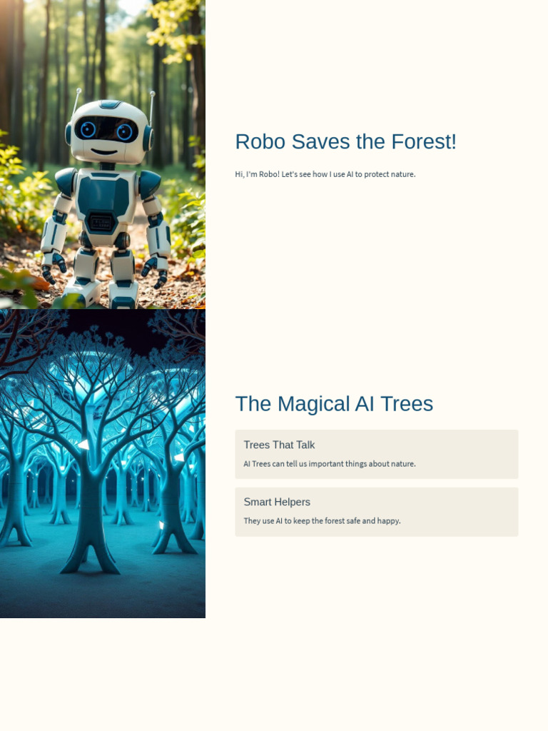 Robo Saves The Forest | PDF