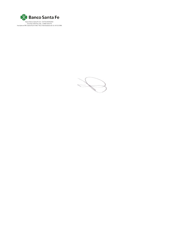 Certificado CBU | PDF