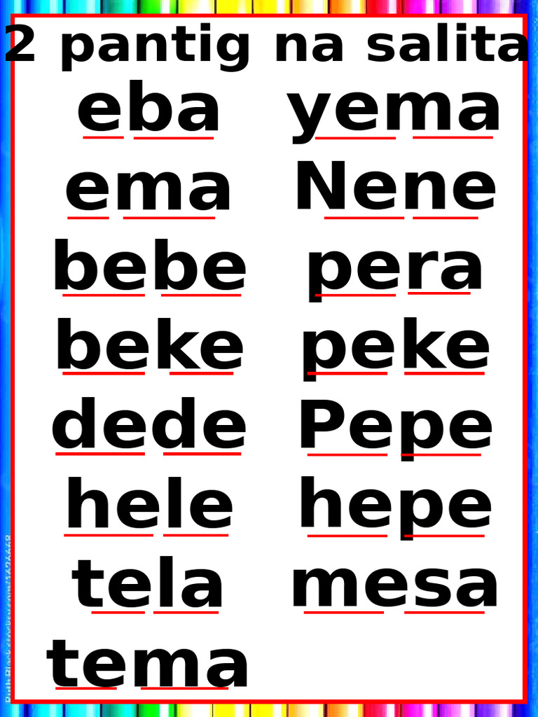 babasahin Pantig e | PDF