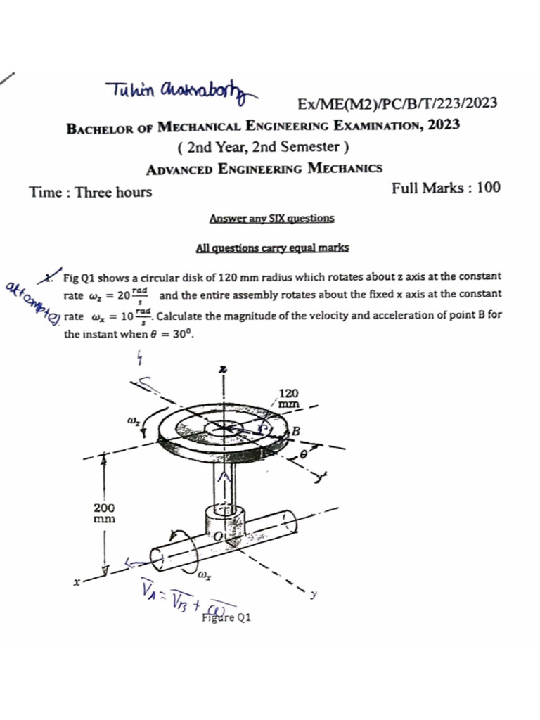 Bme 2.2 Aem 4 QP 2023 | PDF