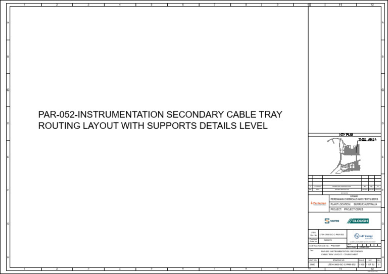 Lteh-3900-Sc-C-Par-052 Instrumentaion Secondary Cable Tray Layout Rev-0 ...