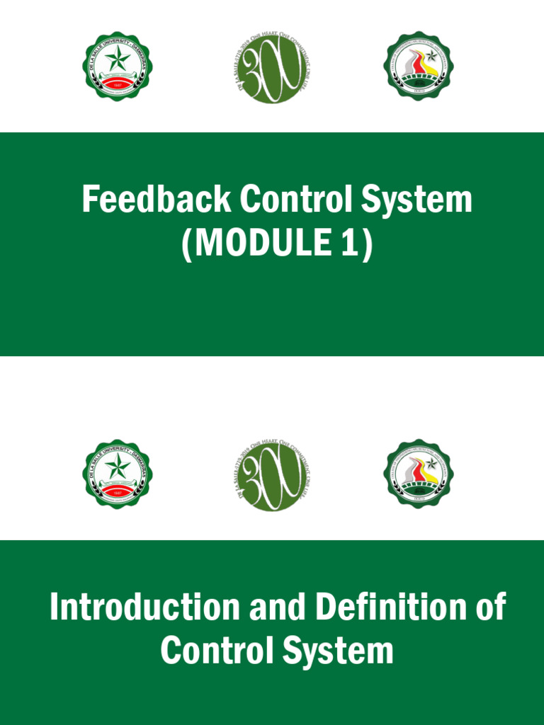 Module 1 Introduction and Definition of Control System | PDF | Control ...