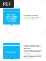Solid Waste Management ppt-01 | PDF | Municipal Solid Waste | Landfill