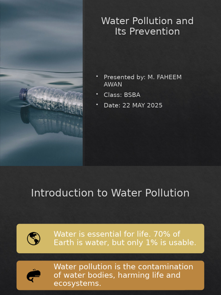 Expanded Water Pollution Presentation | PDF | Water Pollution | Water