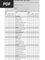 Range of Joint Motion Evaluation Chart | PDF