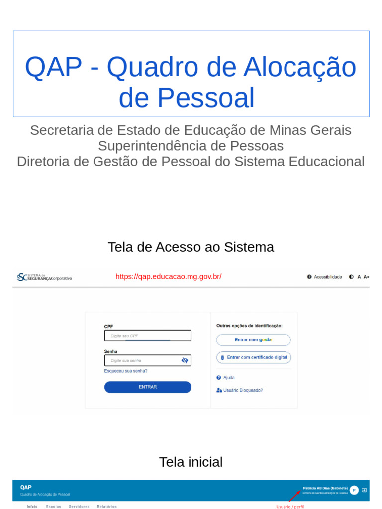 Apresentacao - QAP 2025 Ok | PDF