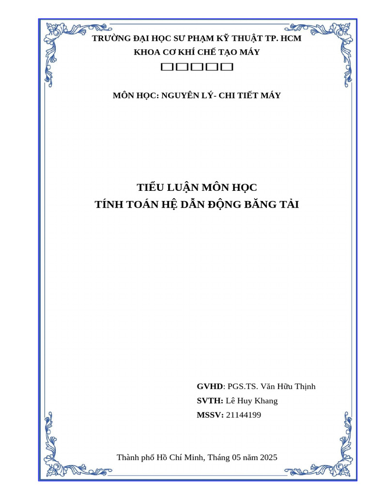 D An Nguyen Ly Chi Tit May D 3 SPKT | PDF
