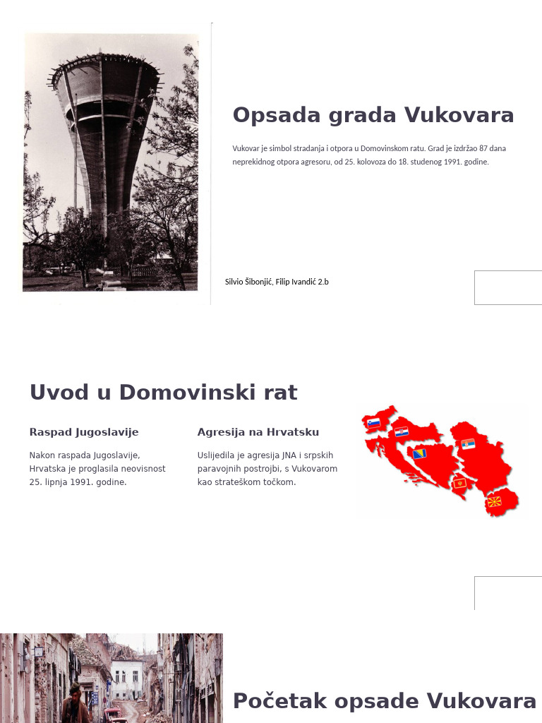 Opsada Vukovara | PDF