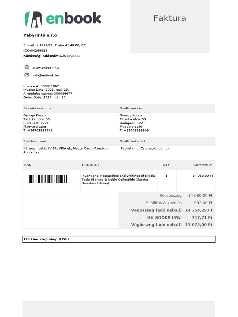 Faktura 300071062 | PDF