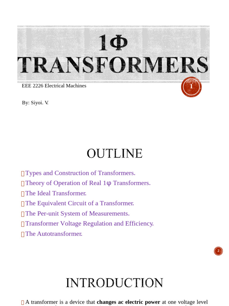 1? Transformers - Complete Version | PDF | Transformer | Electrical ...