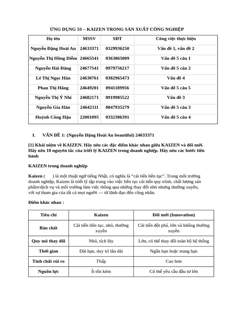 5S Kaizen Version2 | PDF