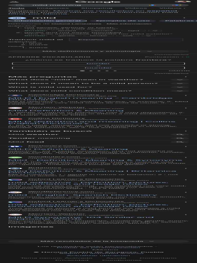 Mild Meaning - Buscar Con Google | PDF | Linguistics | Lexicology