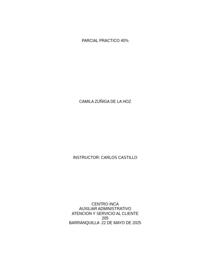 Parcial Practico 40% | PDF | Las emociones