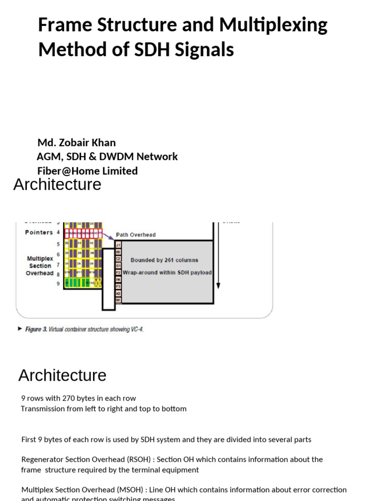 1.2 Frame Structure and Multiplexing Method of SDH Signals | PDF | Network Protocols ...