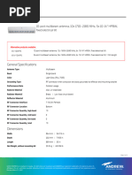 FFVV-65C-R3-V1 Sector Antenna Specs | PDF | Antenna (Radio ...