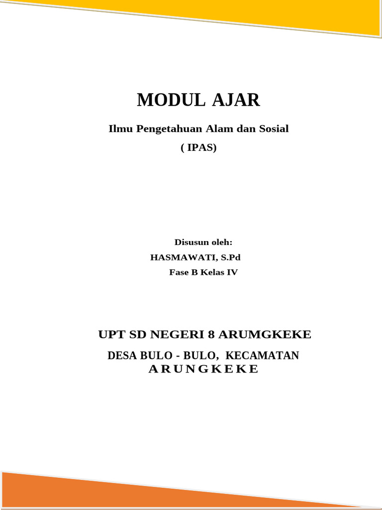 Modul Observasi Ipas798 | PDF
