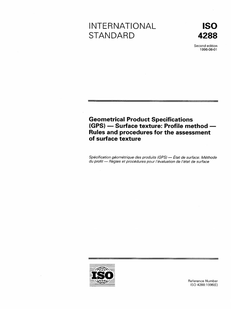 ISO 04288-1996 Scan | PDF
