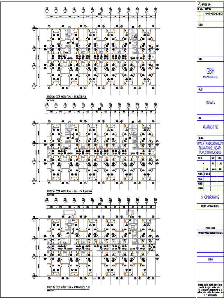 Plan Door Window t36 r1 | PDF