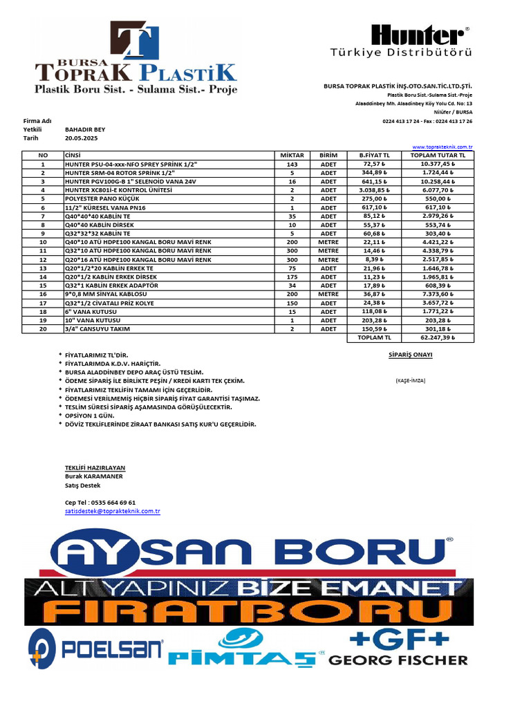 Bahadir Bey 20.05.2025 | PDF