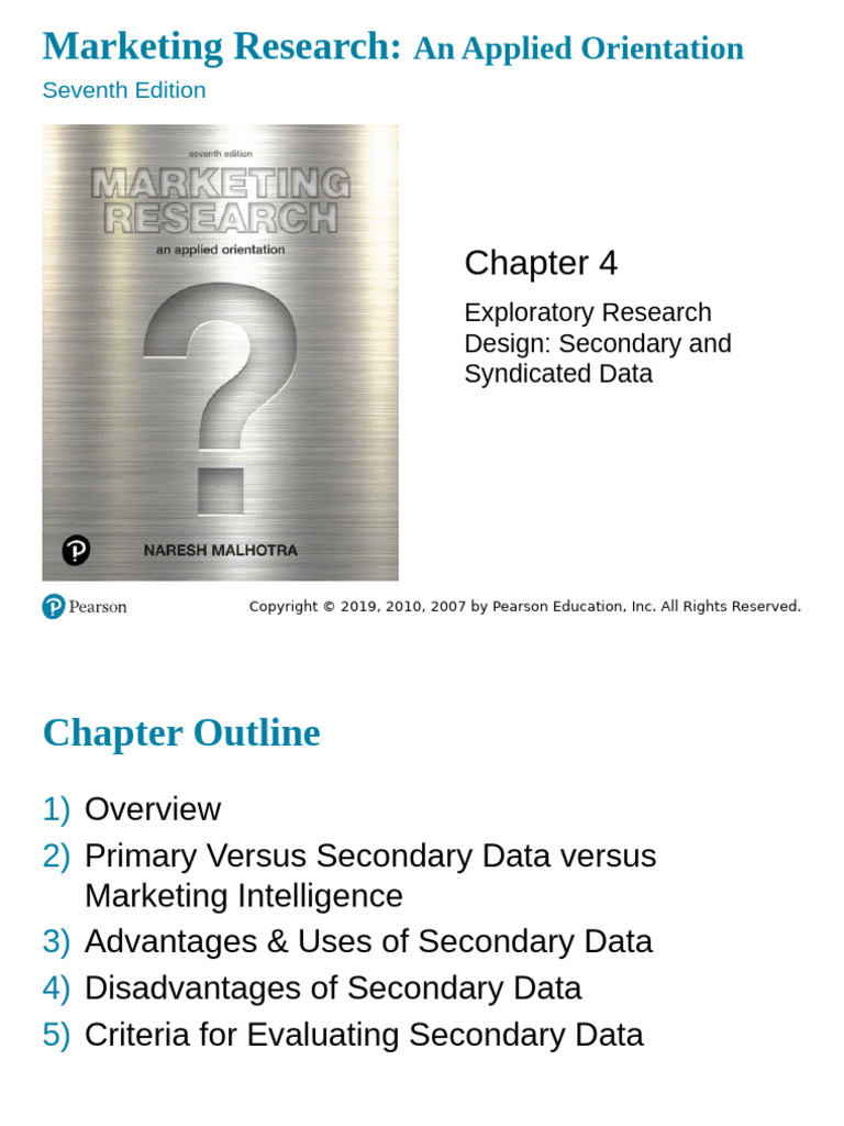 Learning Unit 3 - Secondary Data Sources | PDF | Data | Marketing