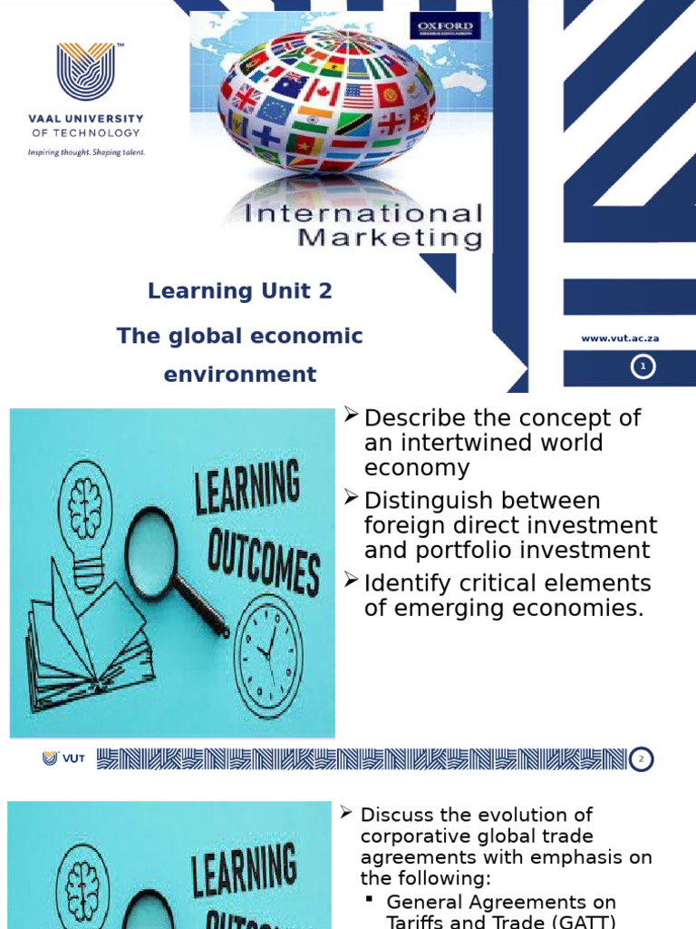 Learning Unit 2 International Marketing | PDF | World Trade ...