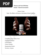 CSEC Social Studies SBA | PDF | Substance Abuse | Questionnaire