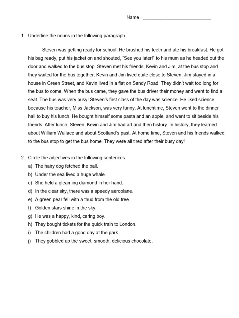 Worksheet | PDF | Pancake | Foods