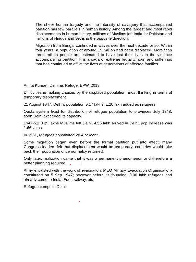 Partition Displacement and Its Impact | PDF