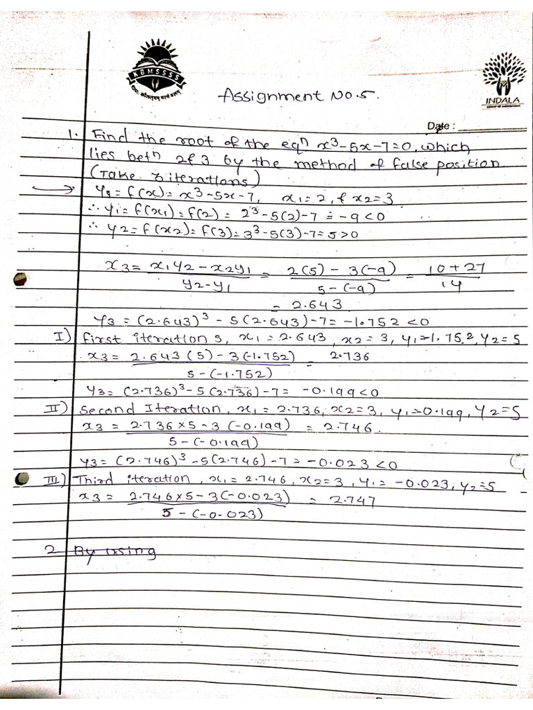 Maths 5 Assignment | PDF