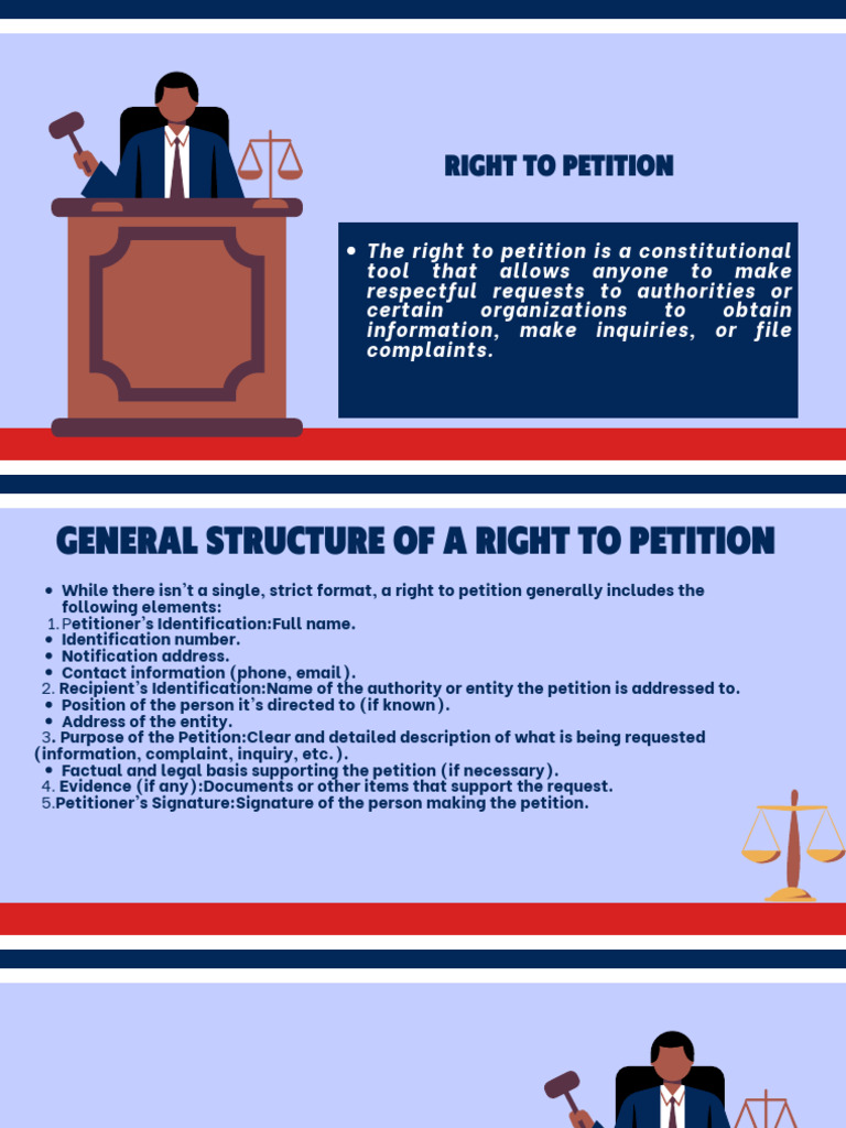 Right To Petition | PDF