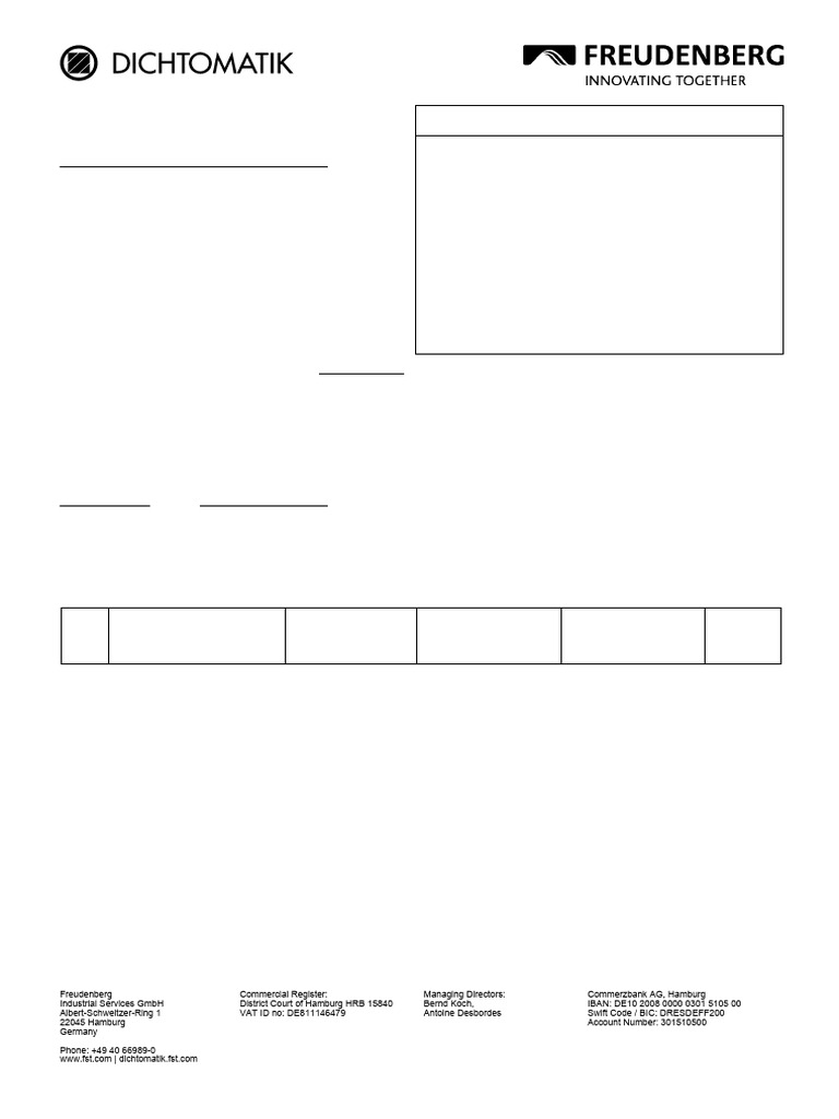 Freudenberg IN | PDF | Banking