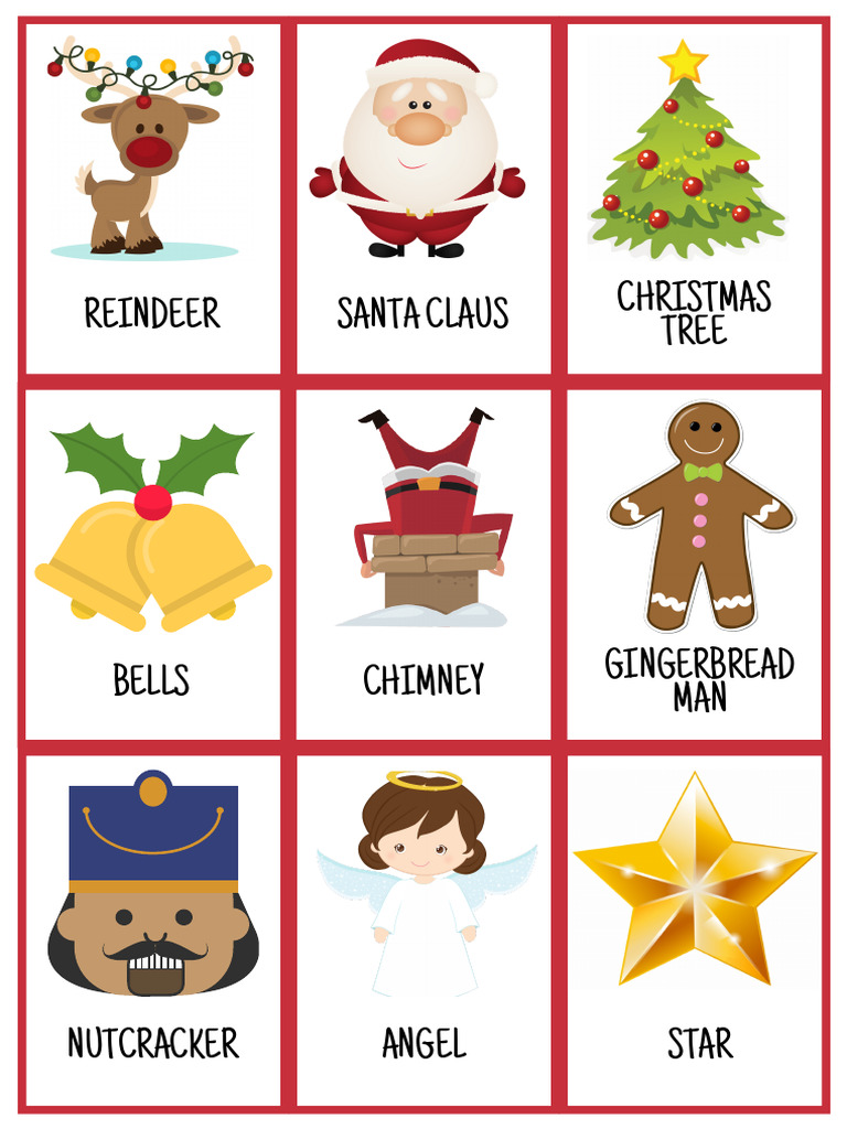 Christmas - Vocabulary | PDF