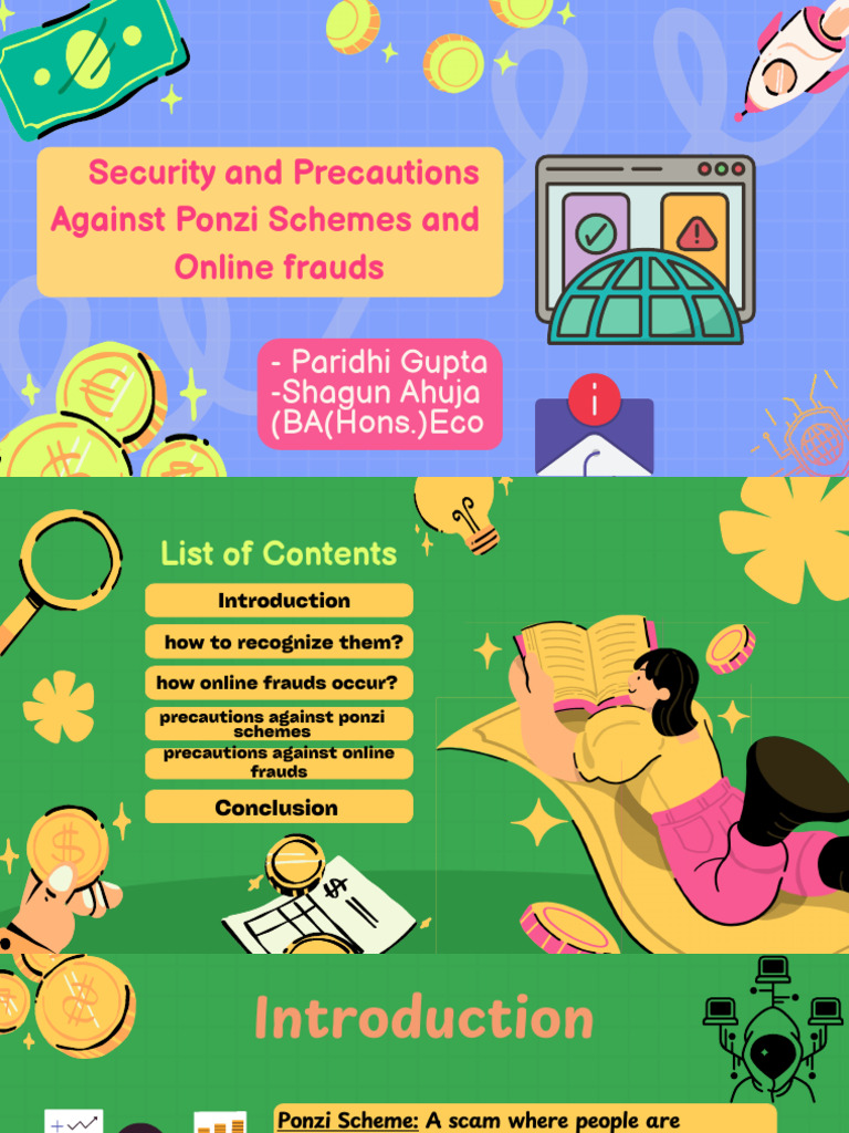 Protect Yourself from Ponzi Schemes & Online Frauds | PDF | Phishing ...